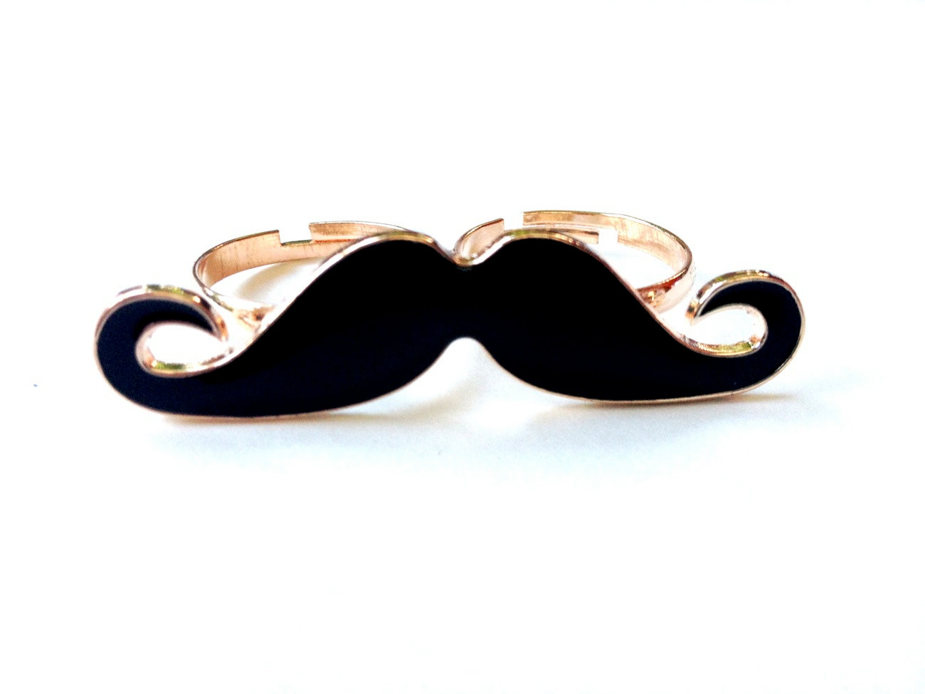 Black Mustache Ring on Storenvy