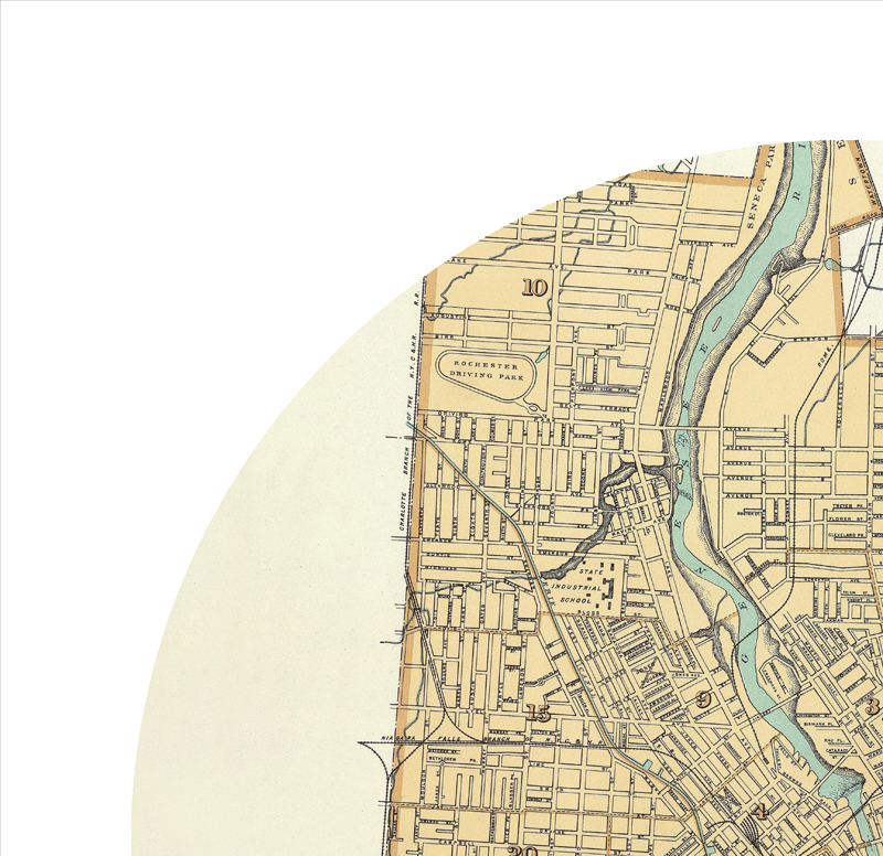 ROCHESTER - city poster - city map poster print on Storenvy