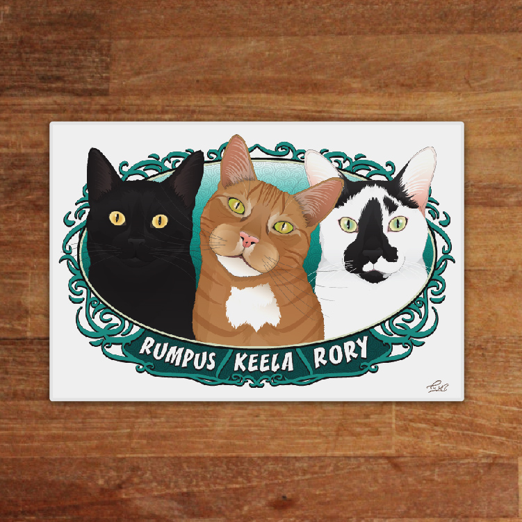 Classic Style Cat Crests on Storenvy