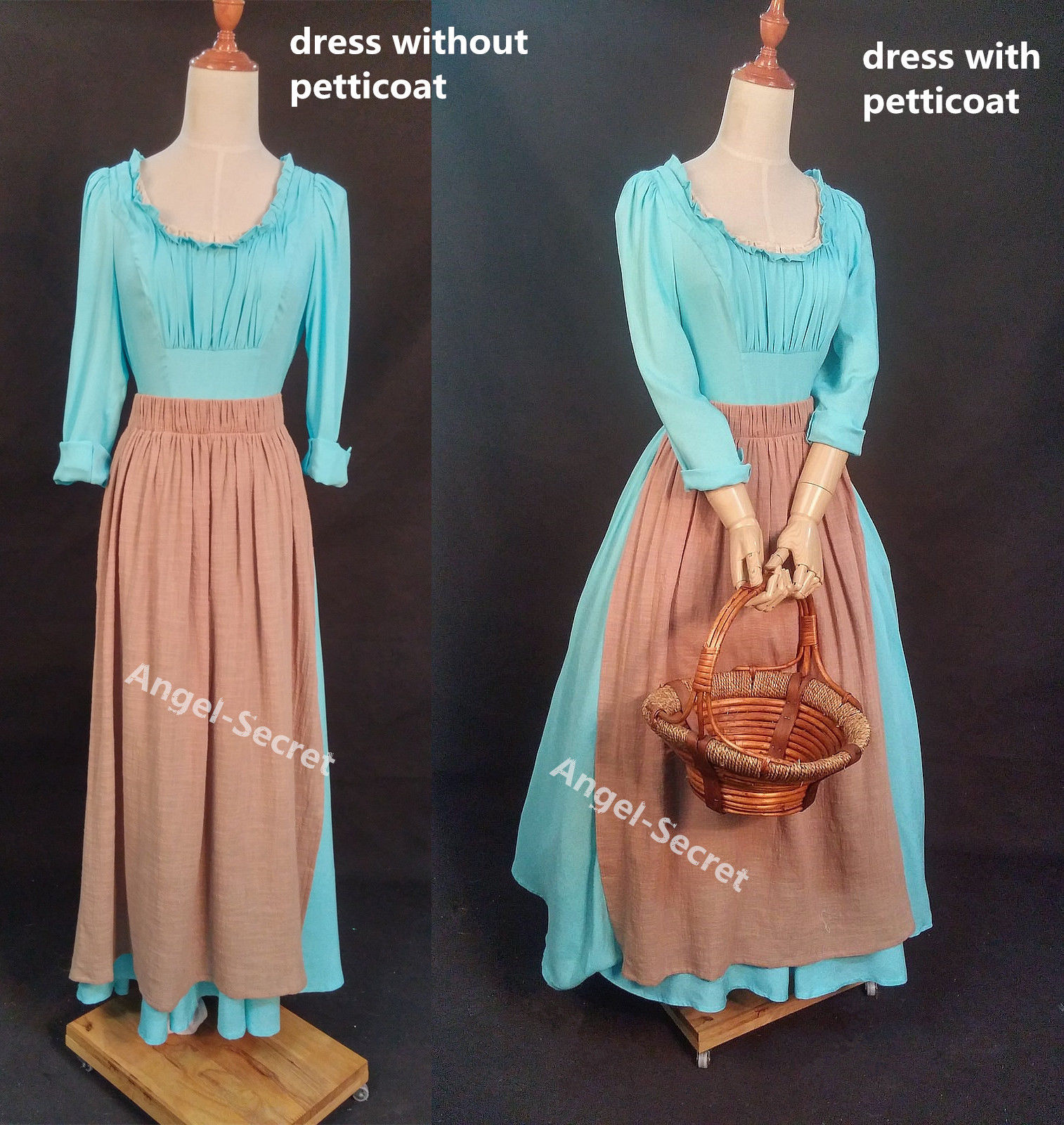 P007 2015 Cinderella Adult Cosplay Costume Casual Blue Dress · angel ...