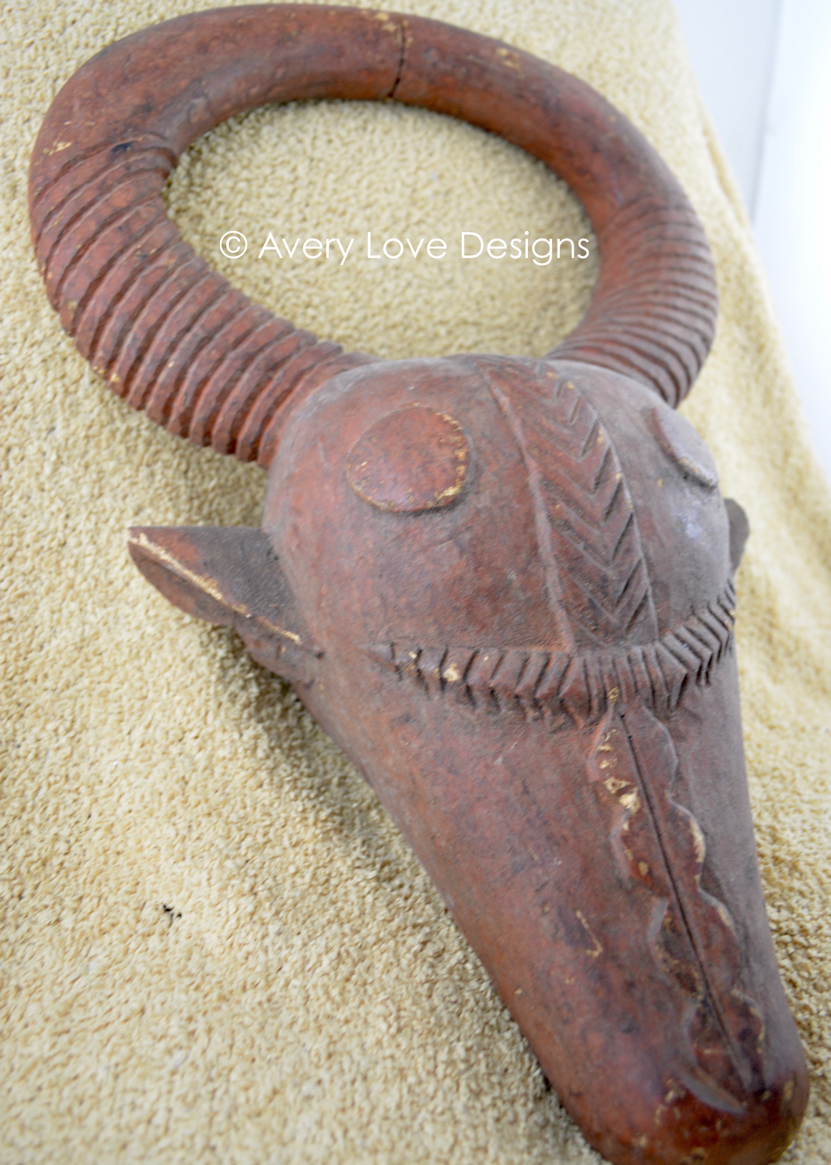 Zulu Bull Mask ~ African Mask on Storenvy
