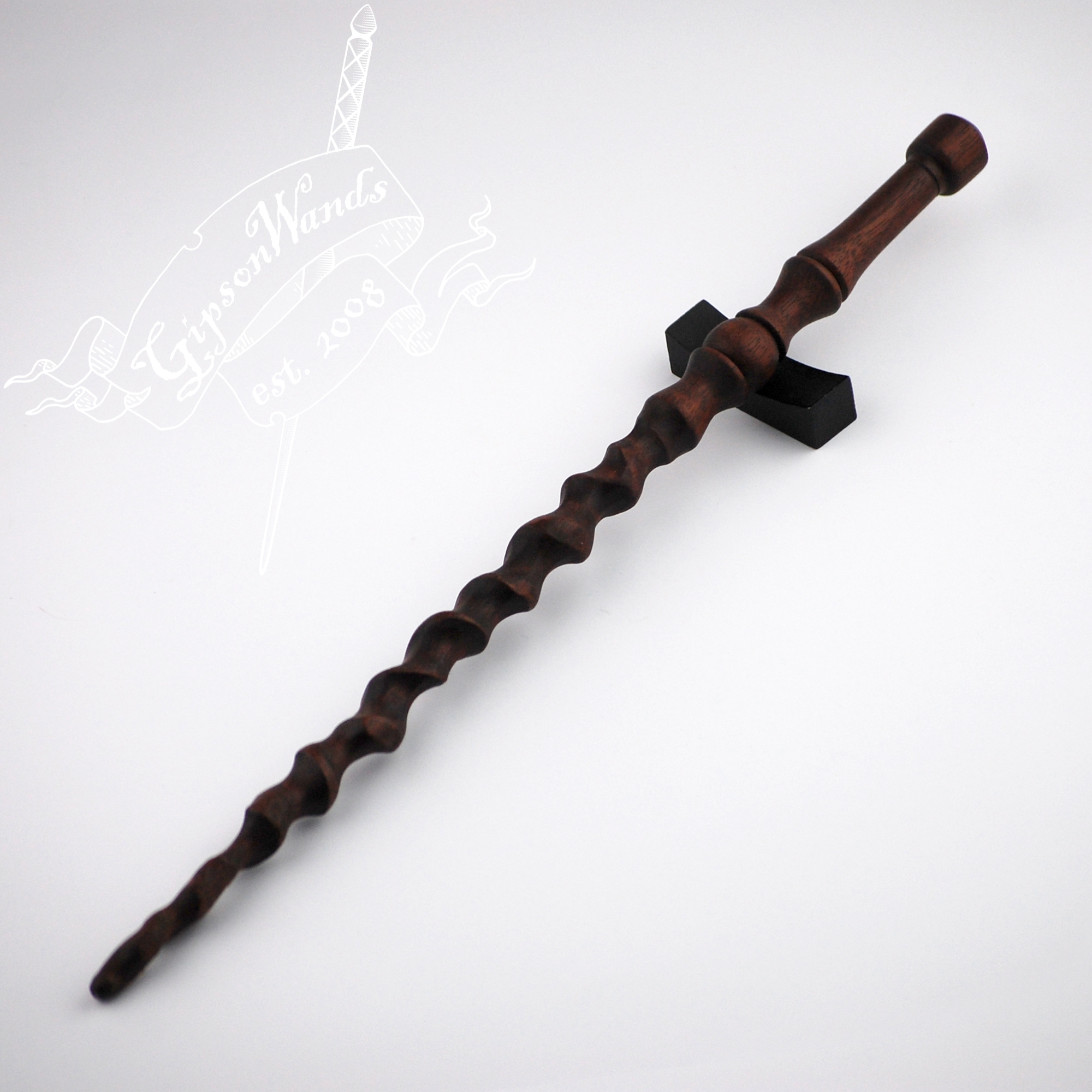 Black Walnut twisted Wand 12 1/2 inch · GipsonWands · Online Store ...