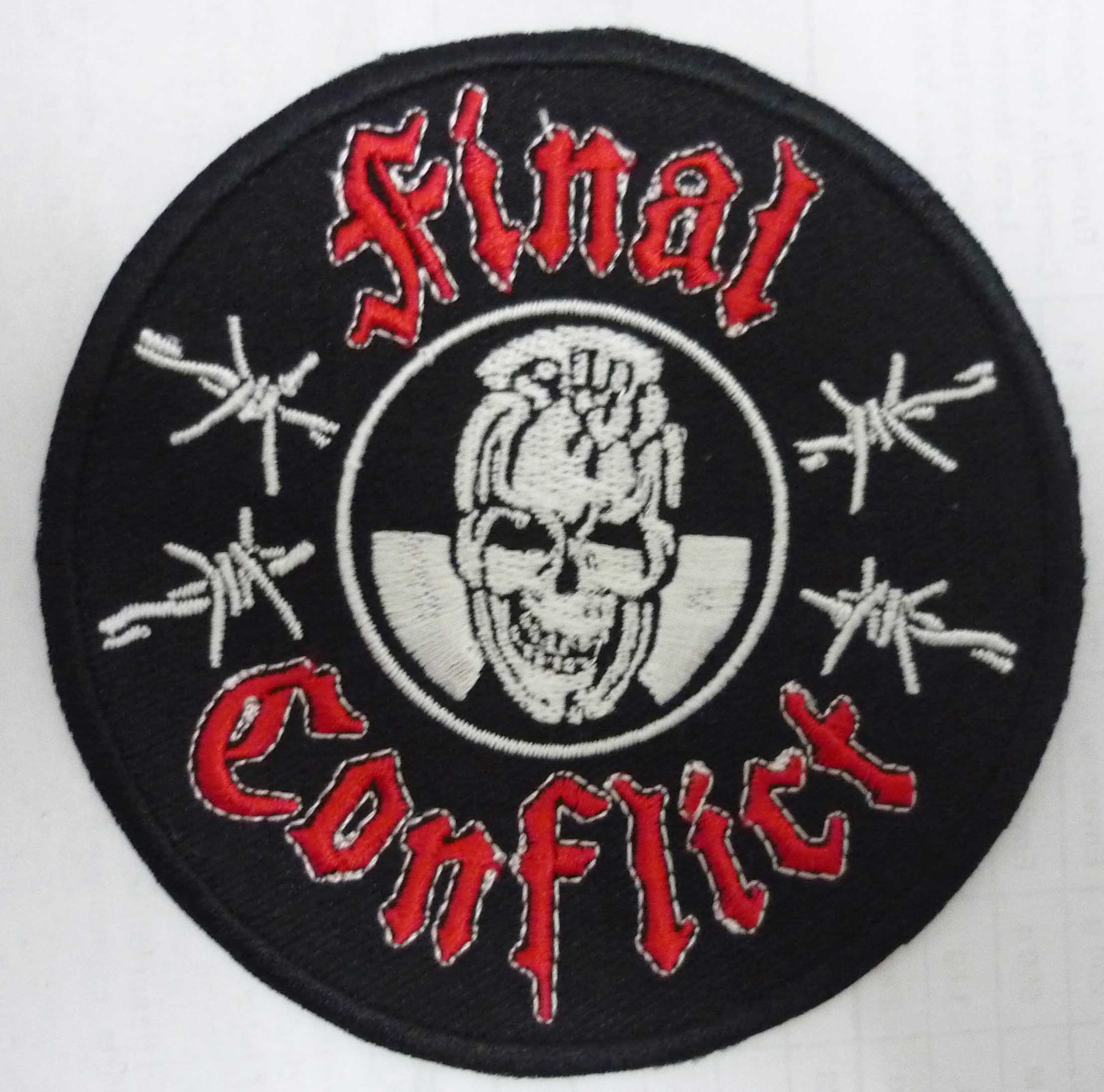 FINAL CONFLICT embroidered patch · Black Seeds Records/Merch · Online ...