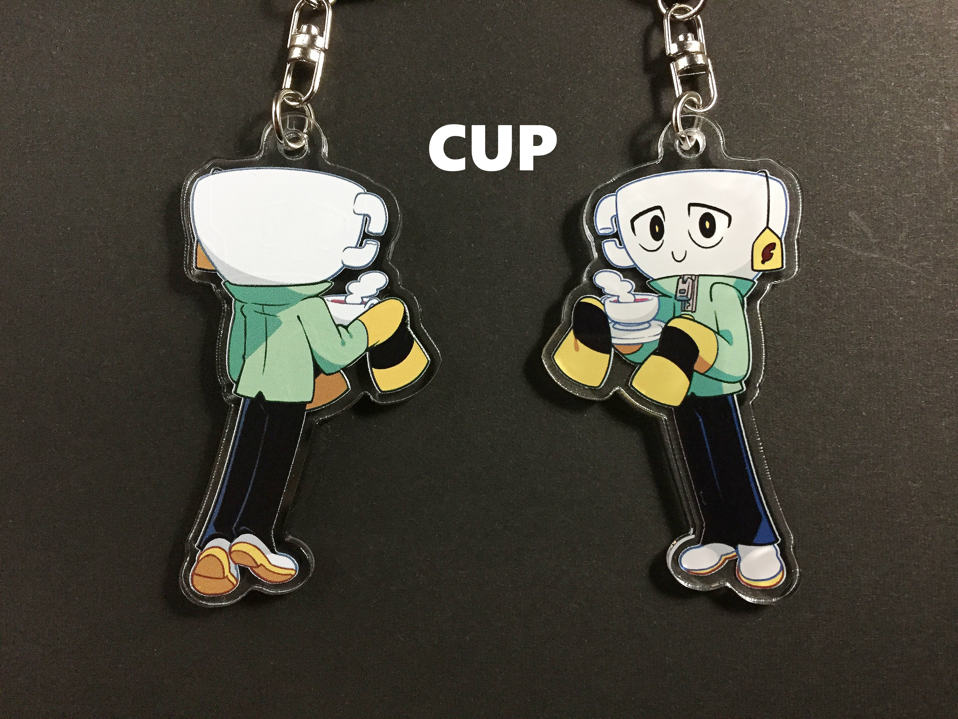 SOULMONITOR Double-sided Acrylic Charms / Cup / Nelnal on Storenvy