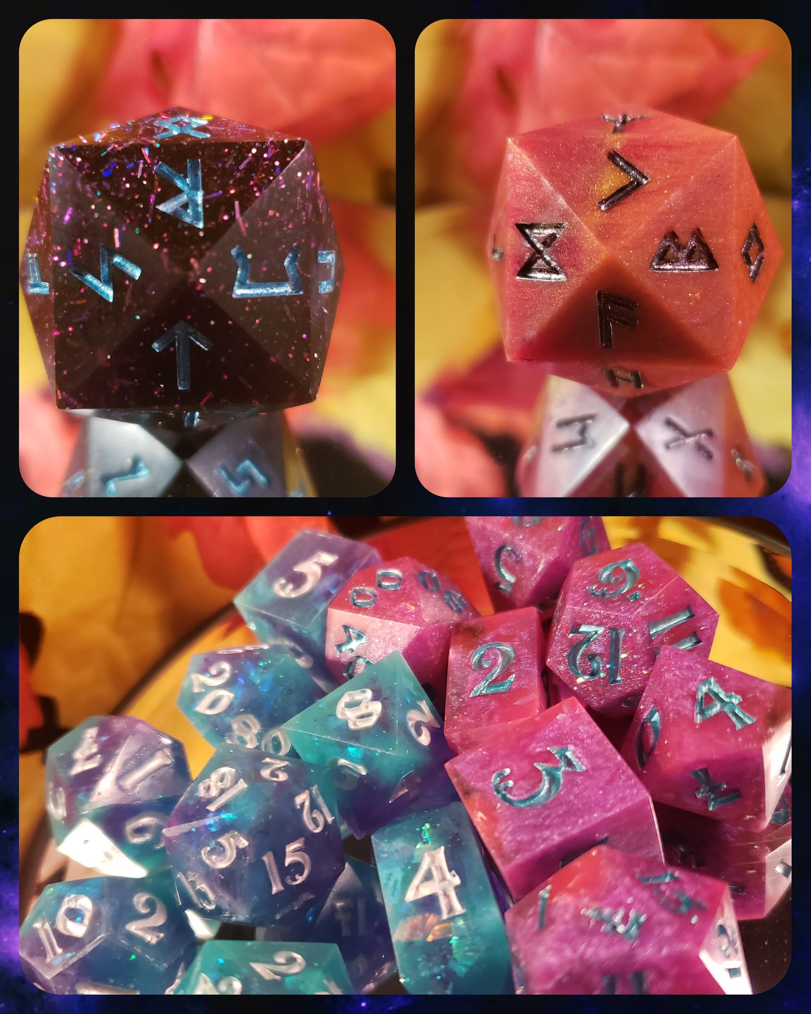 Custom Rune Dice Commission · Dark Crescent Studio · Online Store ...